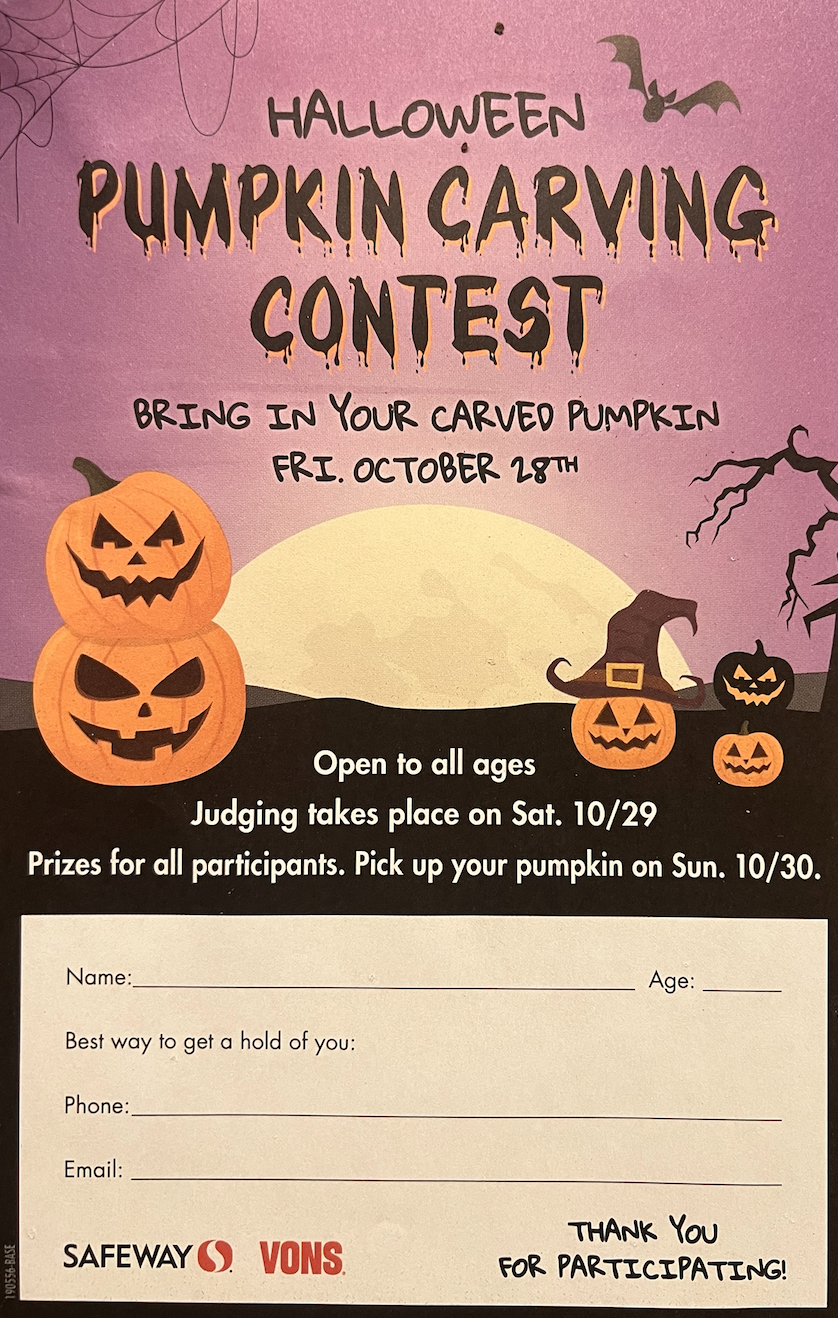 Safeway Hosts Annual Pumpkin Carving Contest – Sunnyside Neighborhood ...