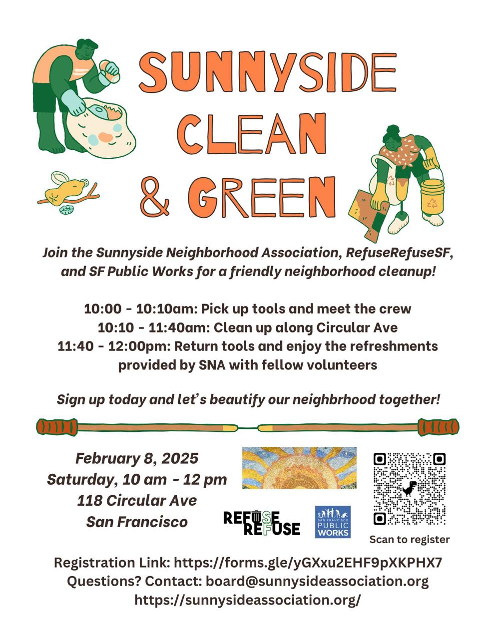 Reminder: Join us for Clean & Green tomorrow! – Sunnyside Neighborhood ...